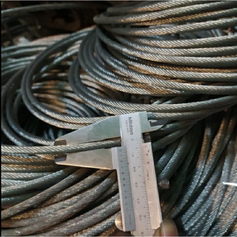 Jual kawat seling hoist wire rope 6 mm & seling mini hoist 6 mm | Shopee Indonesia