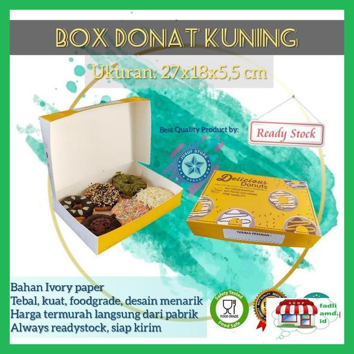 Jual 8Y89Yr7- Box Dus Donat Ukuran Setengah Lusin - Cokelat Wwqr44 ...