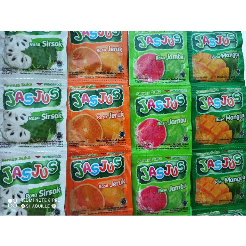 Jual PROMO minuman jasjus rasa-rasa sachet | Shopee Indonesia