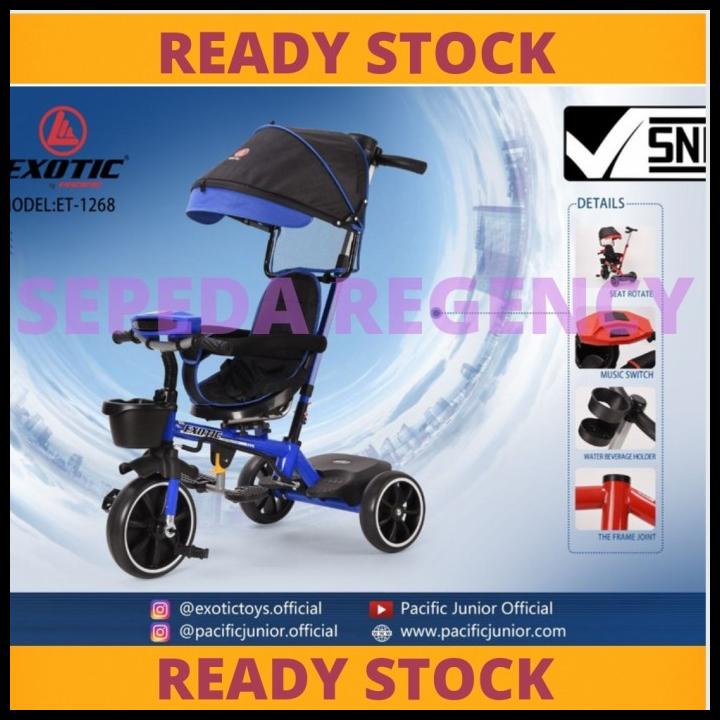Jual Sepeda Roda Tiga Exotic 1268 - Tricycle Anak | Shopee Indonesia