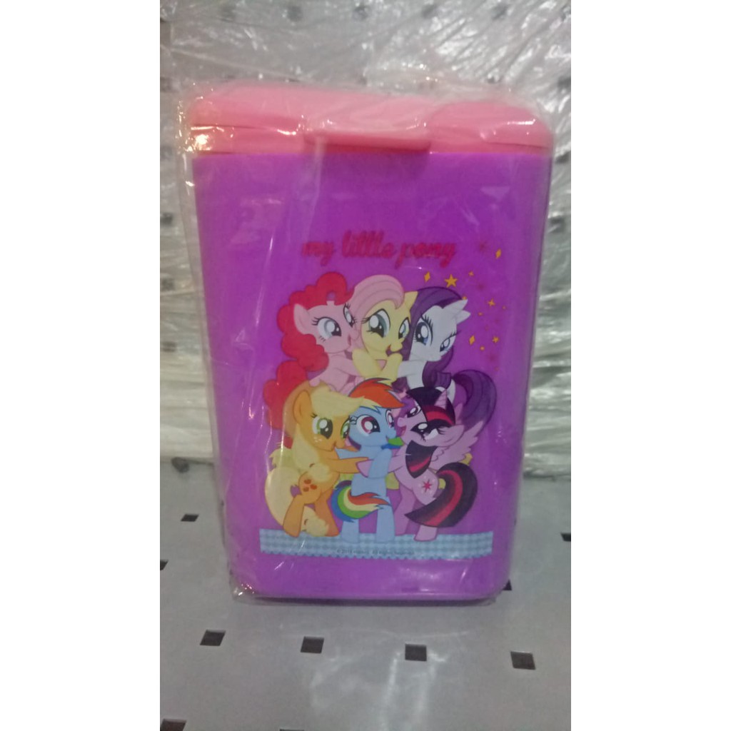 Jual Square Trash Bin My Little Pony 2,65 Liter | Tempat Sampah Little ...