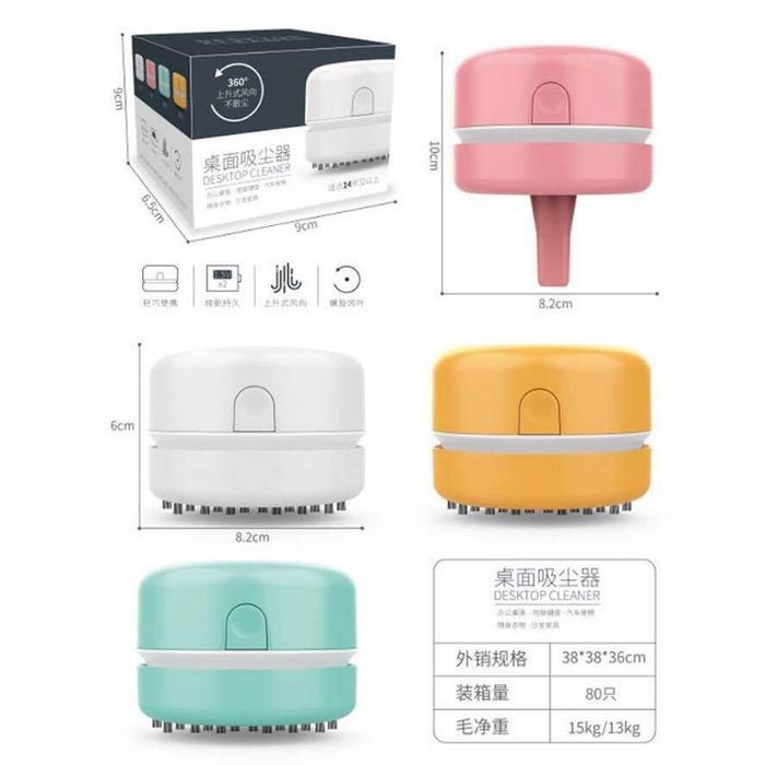 Jual MINI MACARON DESKTOP VACUUM CLEANER PORTABLE ALAT PENYEDOT DEBU ...