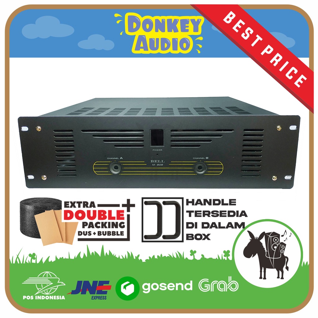 Jual BOX POWER AMPLIFIER M808 BELL | Shopee Indonesia