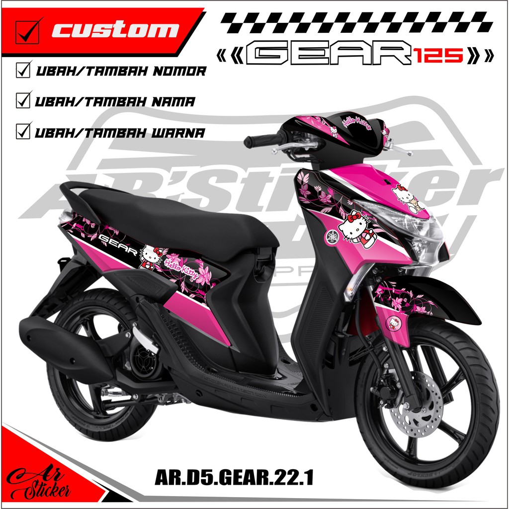 Jual Decal Sticker Yamaha Mio Gear 125 full body - Decal Stiker Gear ...