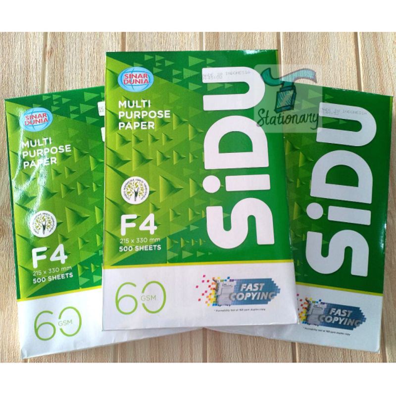 Jual Kertas HVS SiDu F4 60gr | Shopee Indonesia