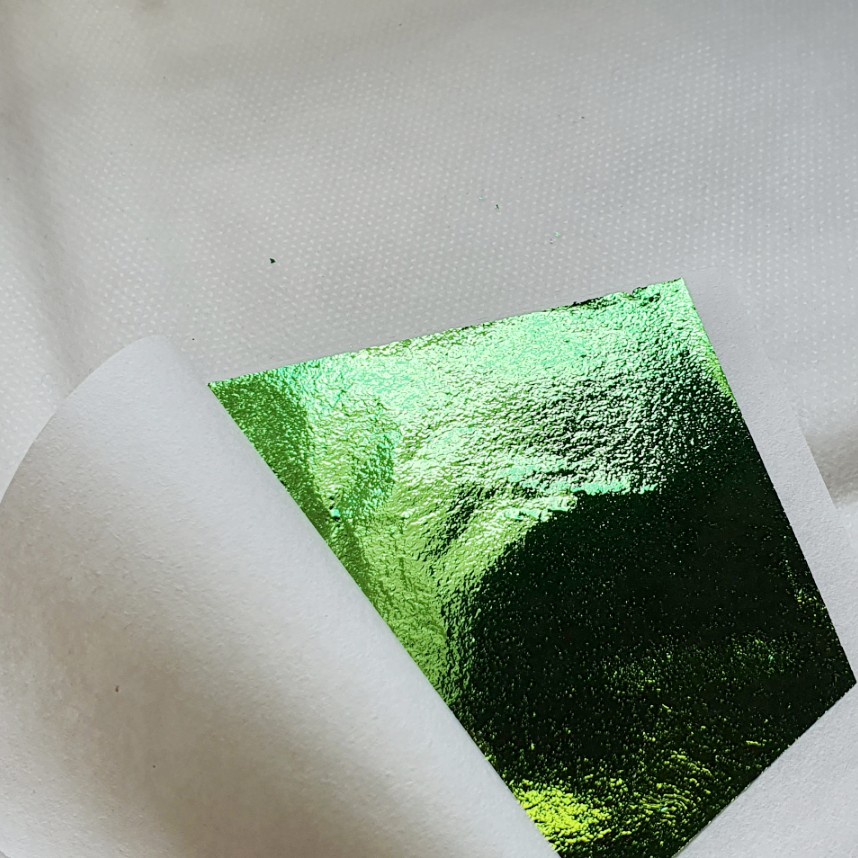 Jual Foil Paper Lembaran SURGA Resin Imitasi Champagne Silver Sheets ...