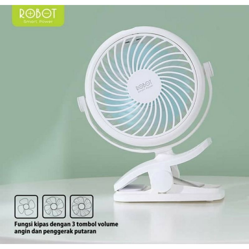 Jual Kipas Angin Mini Putih Robot Garansi 1tahun | Shopee Indonesia