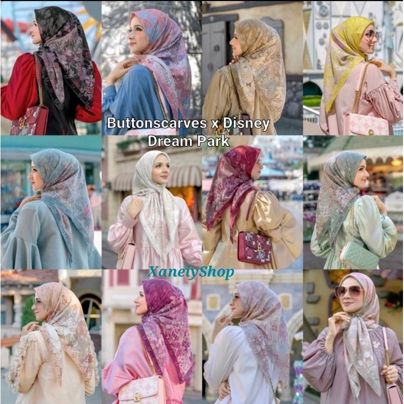 Jual NEW Buttonscarves X Disney The Dream Park | Shopee Indonesia