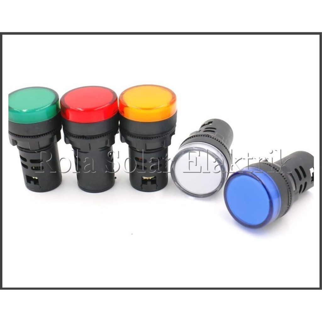 Jual Pilot Lamp Indikator daya LED 220V Lampu sinyal AC | Shopee Indonesia