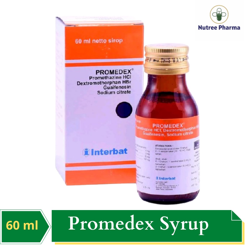 Jual Promedex Sirup Expectorant 60 ml | Shopee Indonesia