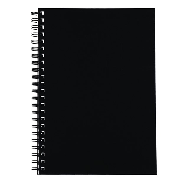 Jual Notebook Hitam / Black Edition Lined Grid Dot Ukuran A5 Ring ...