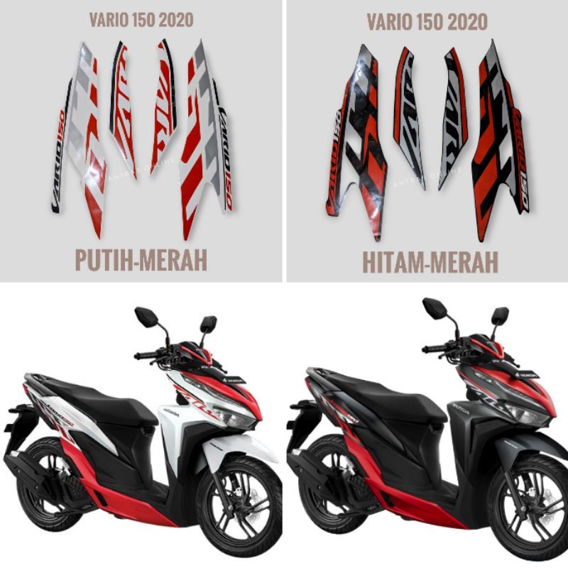 Jual Striping Honda Vario 150 Sporty 2020 - Stiker Lis Motor Standar ...