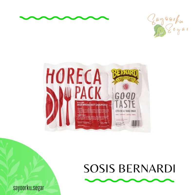Jual Sosis sapi horeca bernardi / beef sosis | Shopee Indonesia