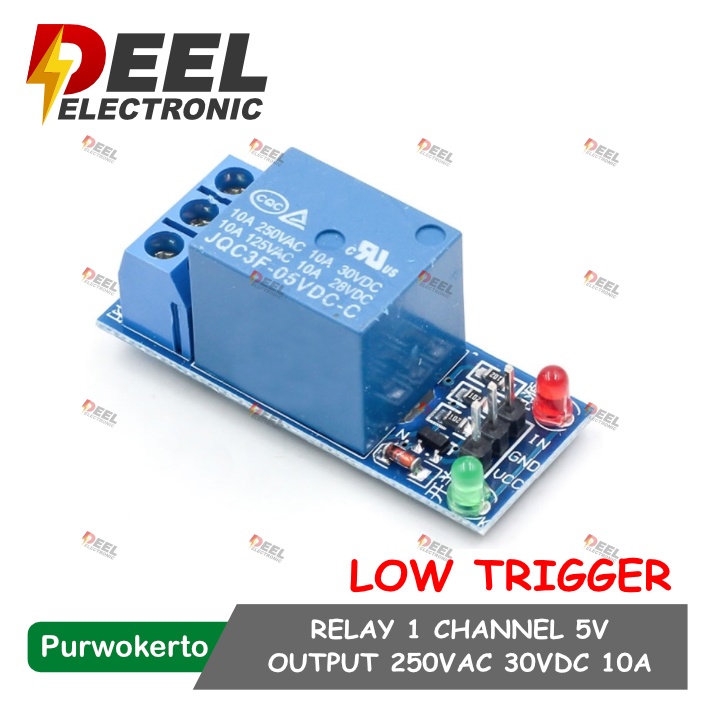 Jual RELAY 1 CHANNEL 5VDC OUTPUT 250VAC 30VDC 10A MODULE HIGH QUALITY ...