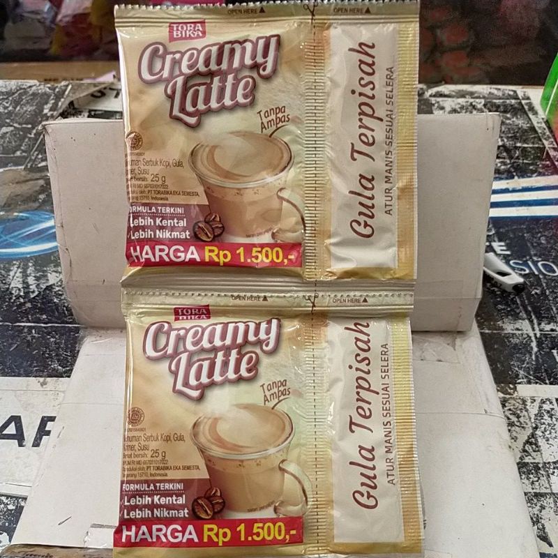 Jual torabika creamy latte 25g x 10pcs | Shopee Indonesia