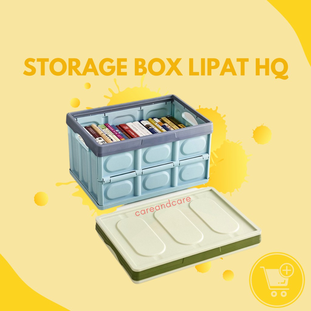Jual Kotak Lipat Kontainer Plastik Storage Box Kotak Multifungsi ZDX ...