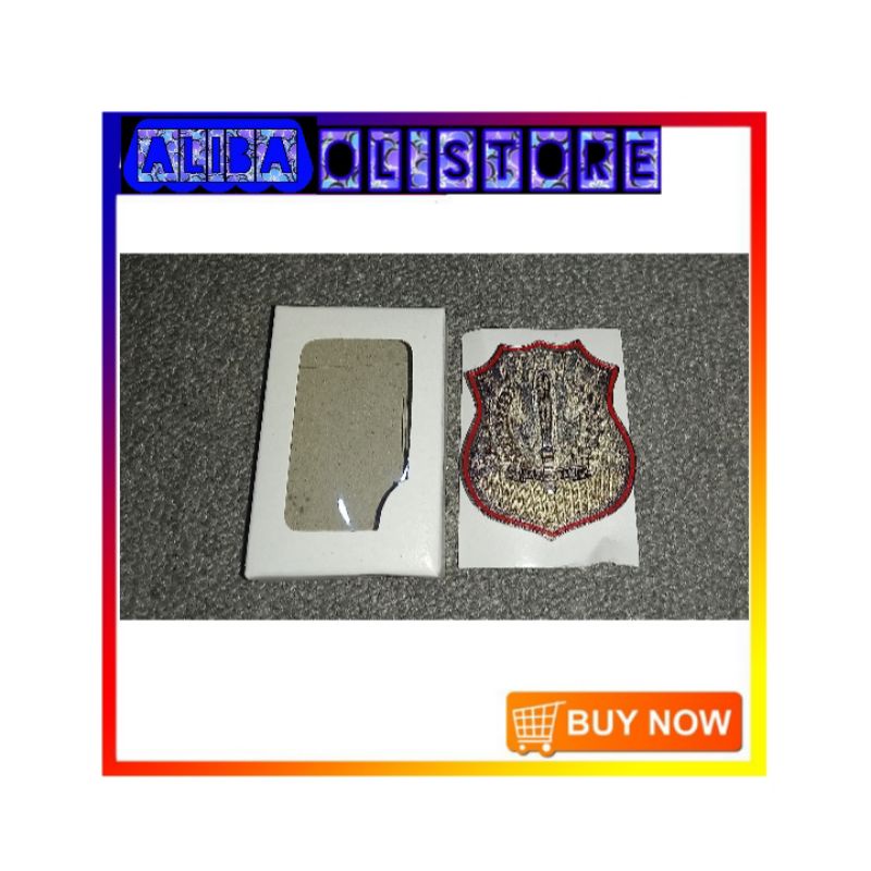 Jual pin satpam model terbaru silver bahan timah cor,pin kewenangan ...