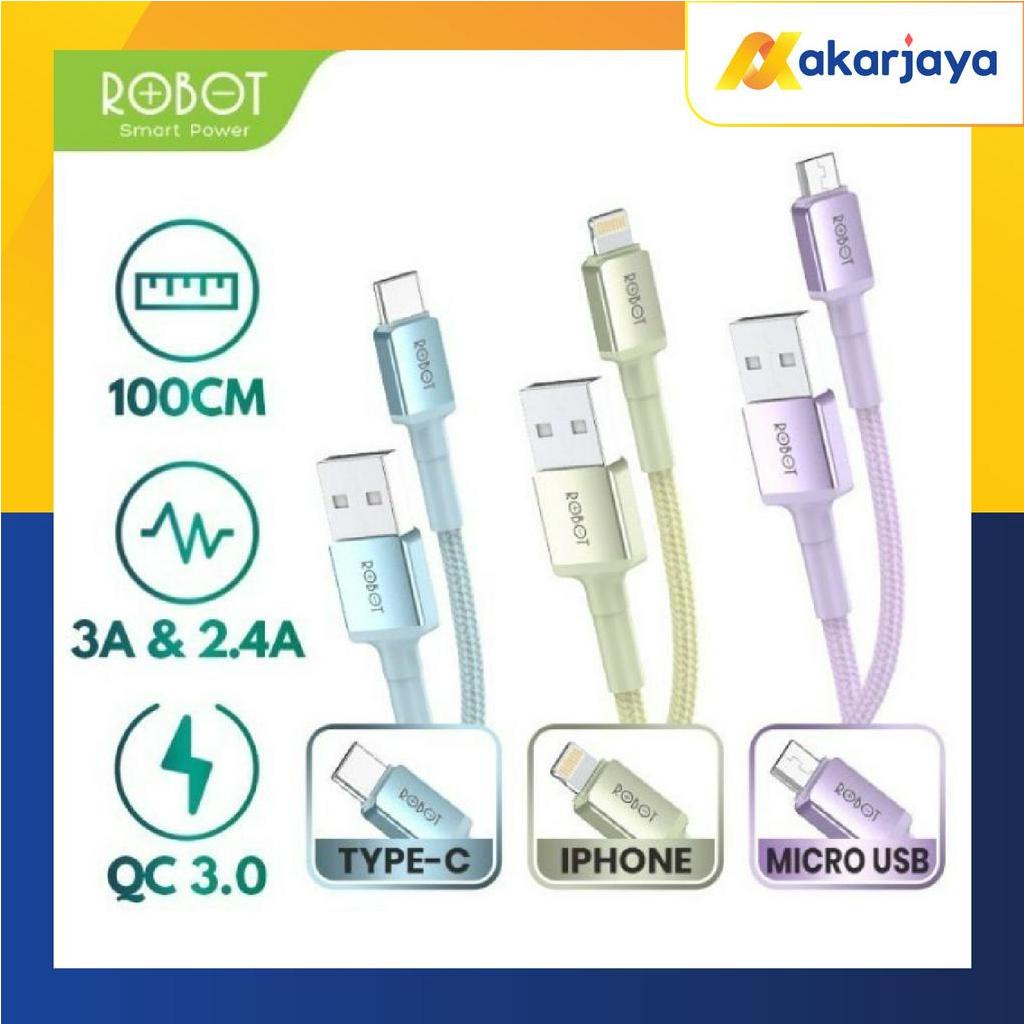 Jual ROBOT RSM100 RSC100 RSL100 Kabel Data Micro Type C iPhone ...