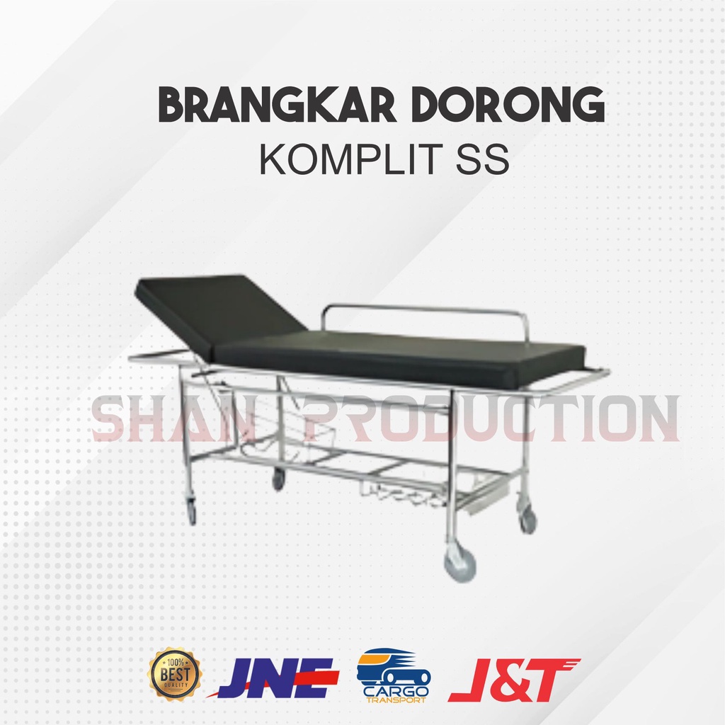 Jual Brangkar Dorong Pasien Komplit Stainless - Brangkar Dorong Pasien ...