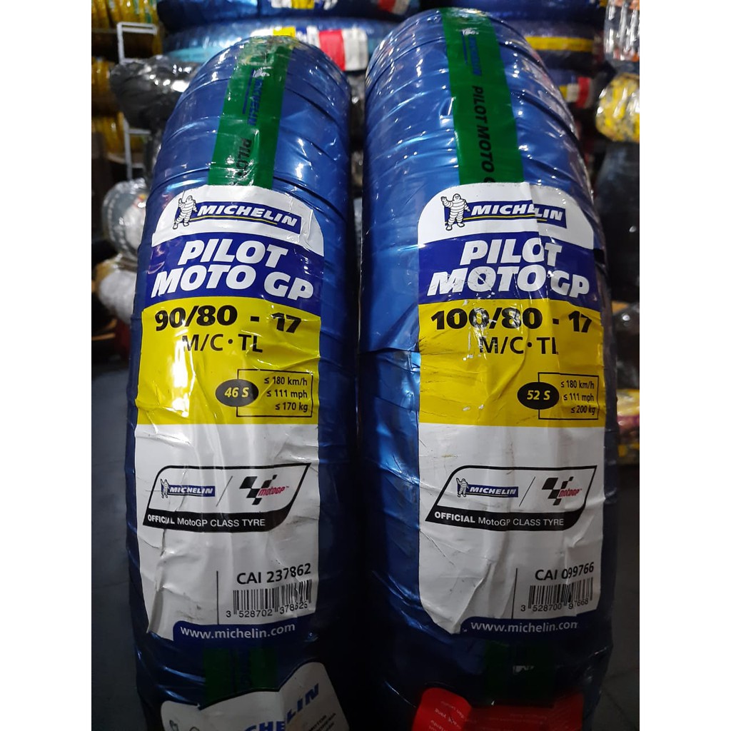 Jual PAKET PILOT MOTO GP 90 80 17 MICHELIN DAN 90 80 17 / 100 80 17 ...