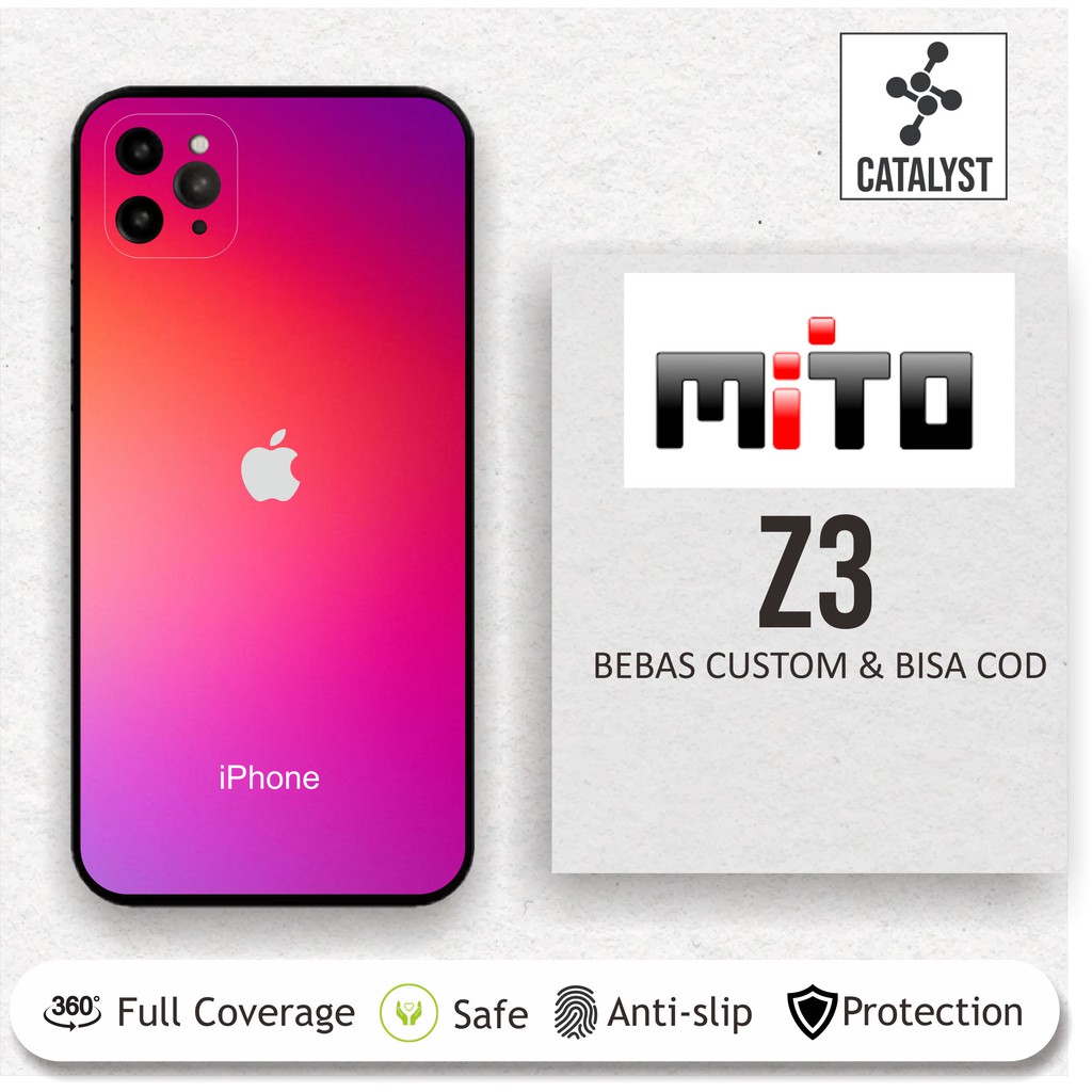Jual Dapat 2 !! Skin Case Garskin MITO Z3 Motif iPhone Gradasi Bisa ...