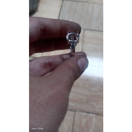 Jual emban cincin cewek perak 925 handmade polos | Shopee Indonesia