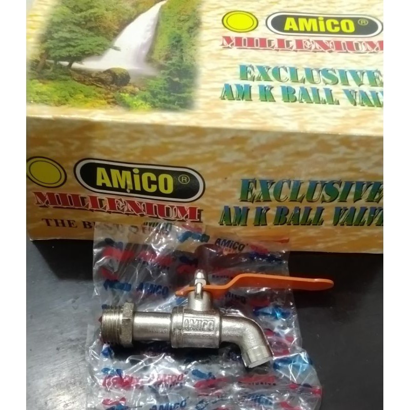 Jual Kran Tembok Besi Amico (Brass) | Shopee Indonesia