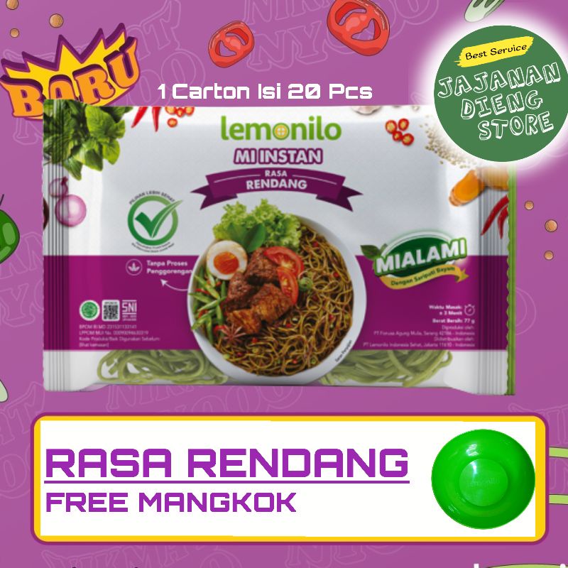 Jual Paket Lemonilo Mi Instan Rasa Mi Goreng | Mi Pedas Korea | Kari ...