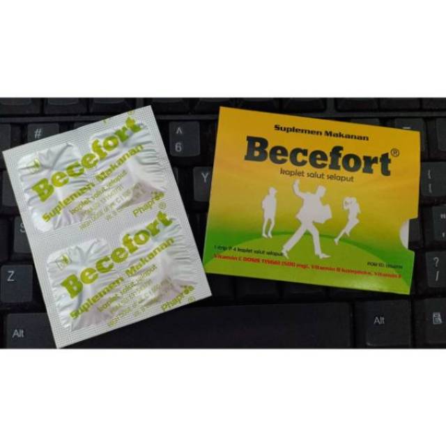 Jual Becefort (1strip isi 4 atau isi 10) | Shopee Indonesia