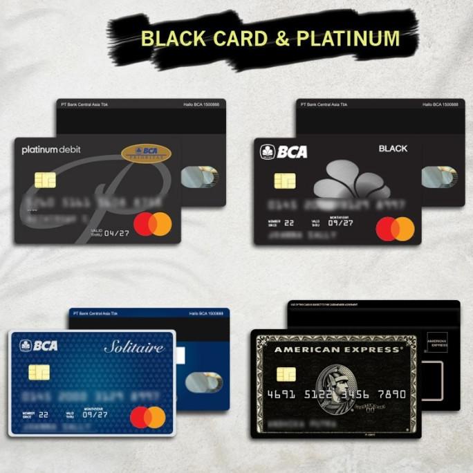 Jual Kartu Flazz BCA GEN 2 custom BLACK CARD edition free edit print uv ...