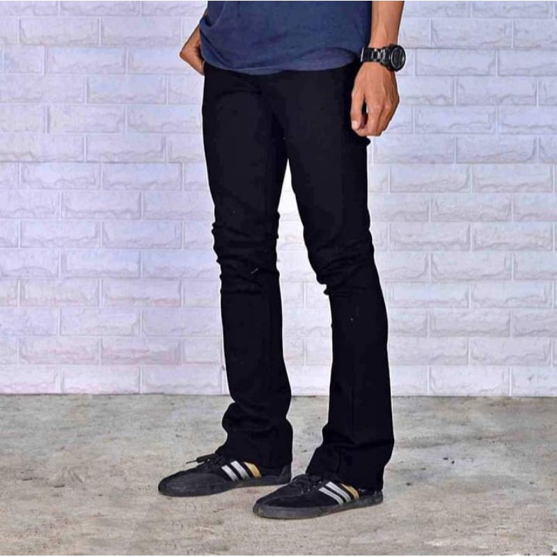 Jual Celana Denim Cutbray Pria Best Seller Clana jean Komprang / Flare ...