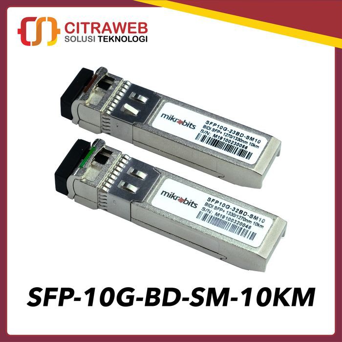 Jual Mikrobits SFP+ Transceiver SFP-10G-BD-SM-10KM | SFP 10G BD SM 10KM ...