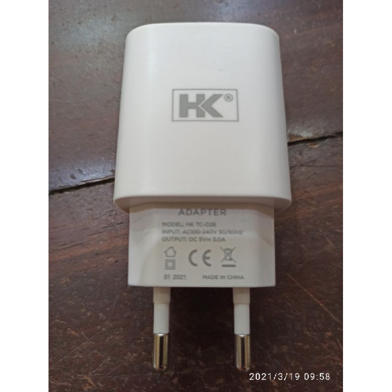 Jual ( ECER AN / RETAIL ) ADAPTER ADAPTOR CAS CES FAST QUICK CHARGER HK ...