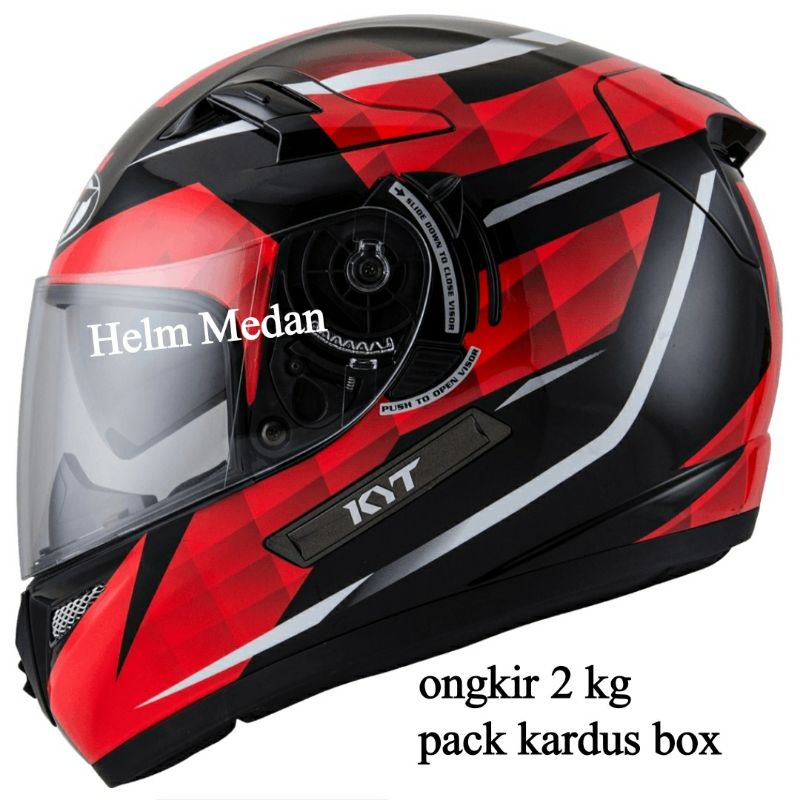 Jual Helm KYT K2 Rider Original Diamond Red | Shopee Indonesia