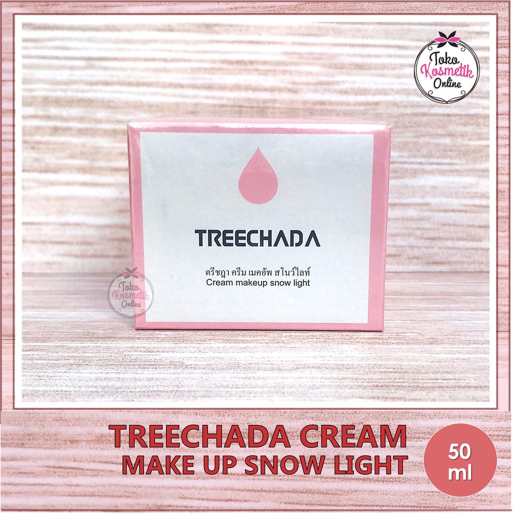 Jual TREECHADA CREAM MAKEUP SNOW LIGHT ORIGINAL 100 % THAILAND | Shopee ...