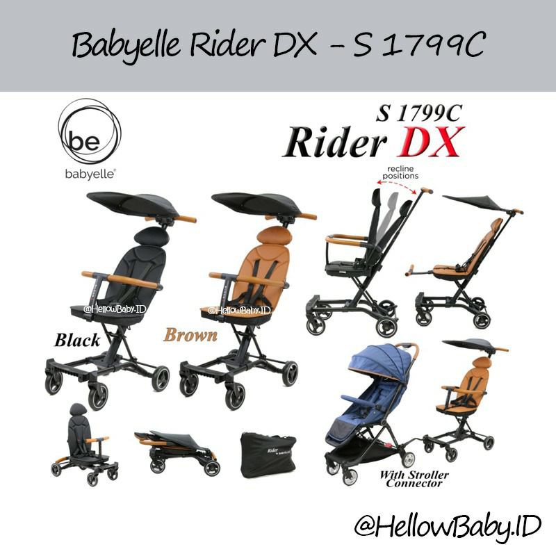 Jual READY STOCK ! Stroller Babyelle Rider DX S1799 C / Rider LT 1689 ...