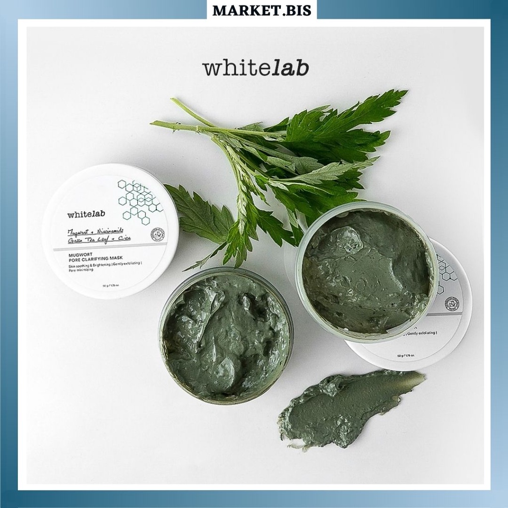 Jual WHITELAB Mugwort Pore Clarifying Mask 50 gr | Shopee Indonesia
