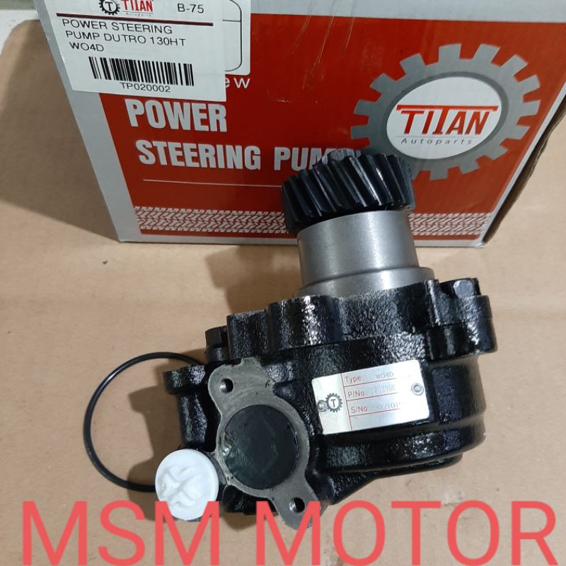 Jual POMPA POWER STEERING STERING ASSY HINO DUTRO HT 130 WO4D ASLI ...