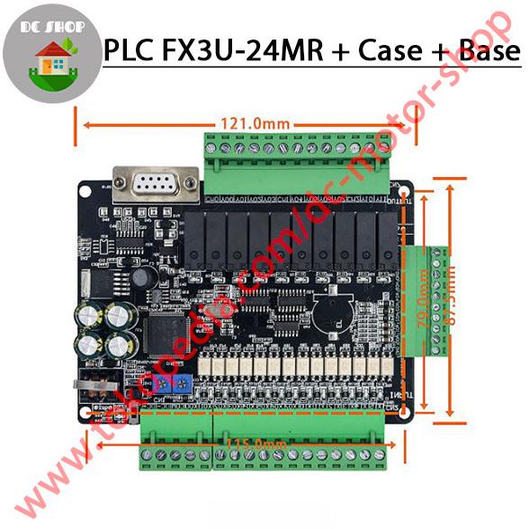 Jual Plc Mitsubishi Fx3U 24Mr 14Di 10Do 6Ad 2Da Rs232 Rs485 Modbus Rtu ...