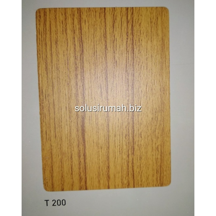 Jual permeter PVC SHEET TACO MOTIF KAYU MUDA tebal 03 HPL L125CM lentur ...