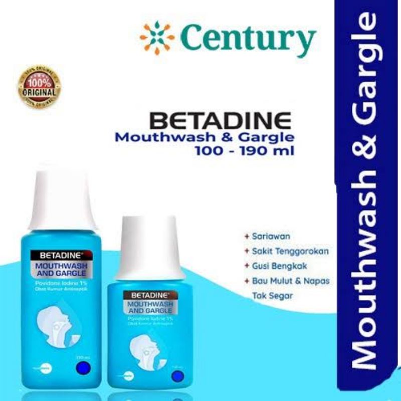 Jual BETADINE MOUTHWASH & GARGLE/Obat kumur antiseptik | Shopee Indonesia