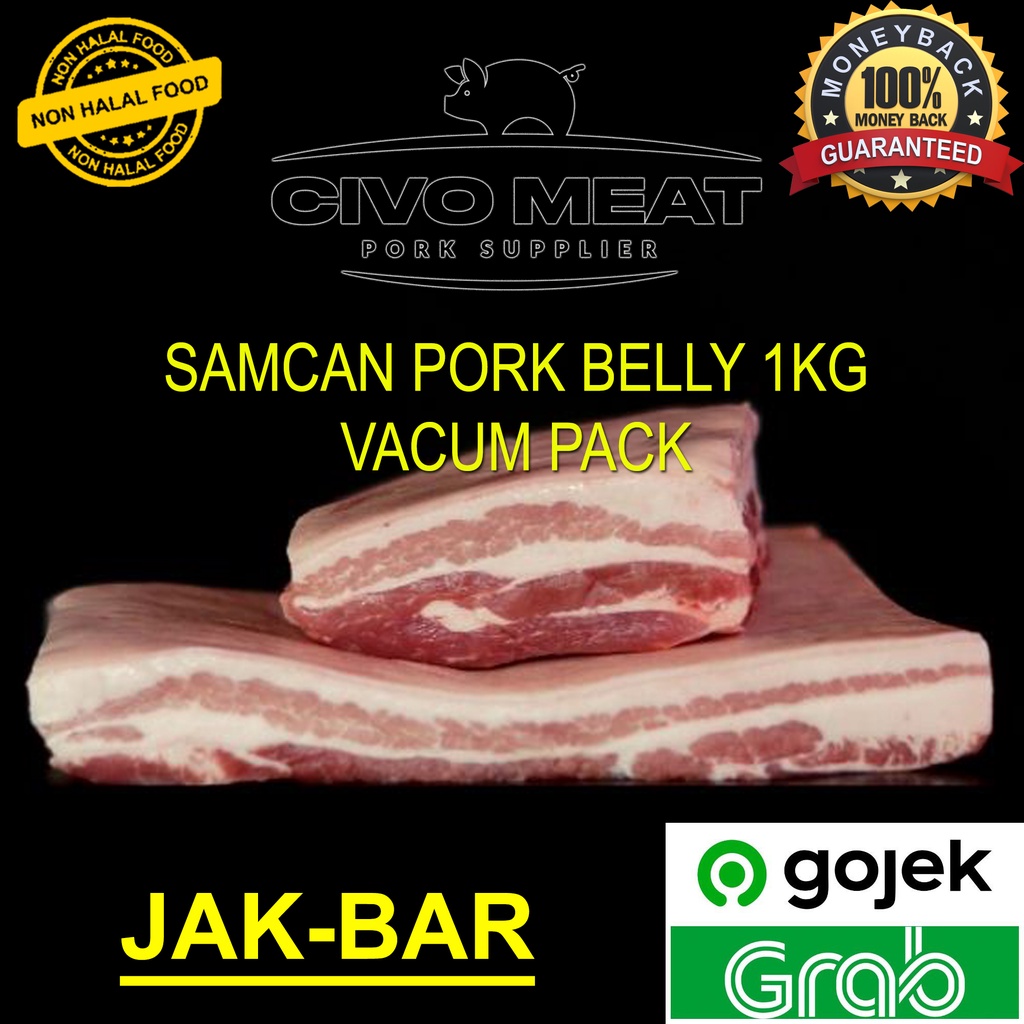 Jual Daging Babi Samcan / Pork Belly 1kg | Shopee Indonesia