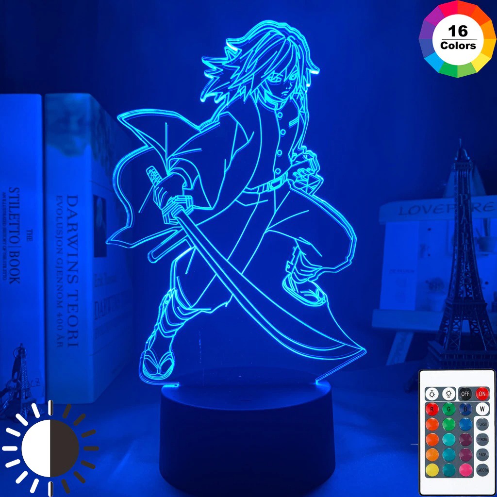 Jual Kimetsu No Yaiba Demon Slayer LAMPU LED PURINSU ANIME LIGHT MOOD ...