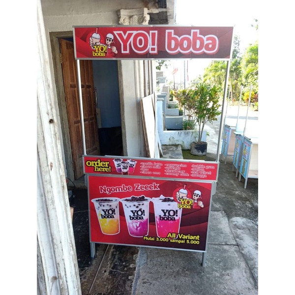 Jual 100x50 BOOTH PORTABLE ROMBONG ALUMUNIUM LIPAT BISA BONGKAR PASANG ...