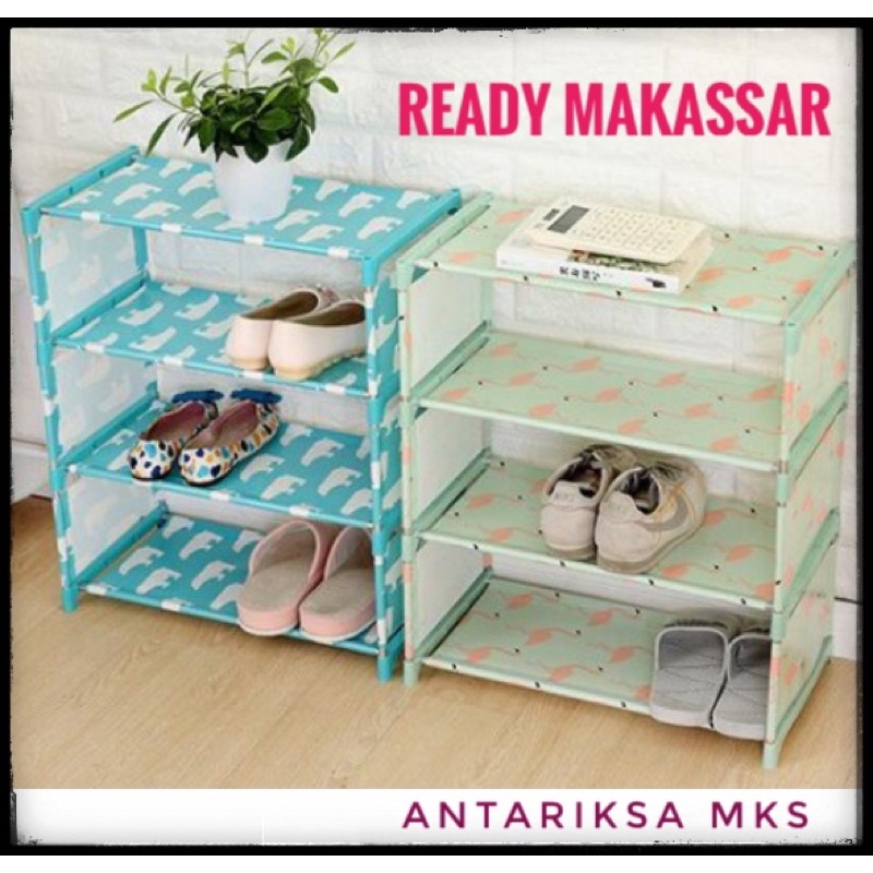 Jual [KOTAKIN] RAK SEPATU SENDAL / RAK SERBAGUNA 4 SUSUN MURAH RAK1 ...