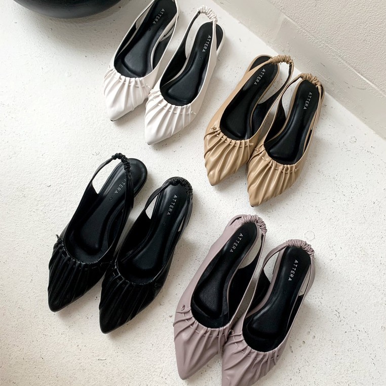 Jual ATTERA - YUMA (black/white/nude/lilac) | Shopee Indonesia
