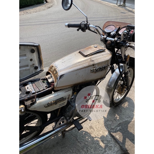 Jual Tangki dan tutup aki gl 100 gl 125 original warna original paint ...