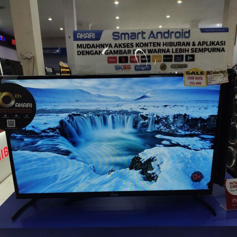 Jual ANDROID SMART TV AKARI 32 INCH AT-5532B | Shopee Indonesia