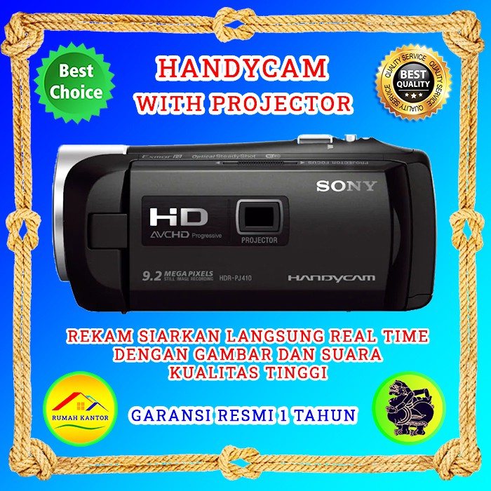 Jual Handycam Dengan Proyektor Rekam Siarkan Langsung Live Streaming ...