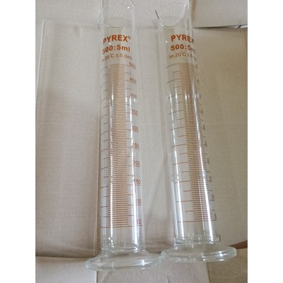 Jual MEASURING CYLINDER / GELAS UKUR PYREX - RRC Capacity 500 mL ...